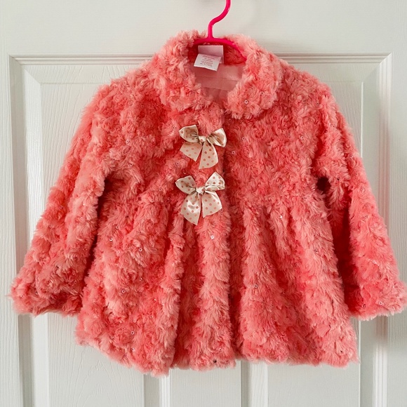 Nannette | Jackets & Coats | 3t Girl Peach Color Coat | Poshmark